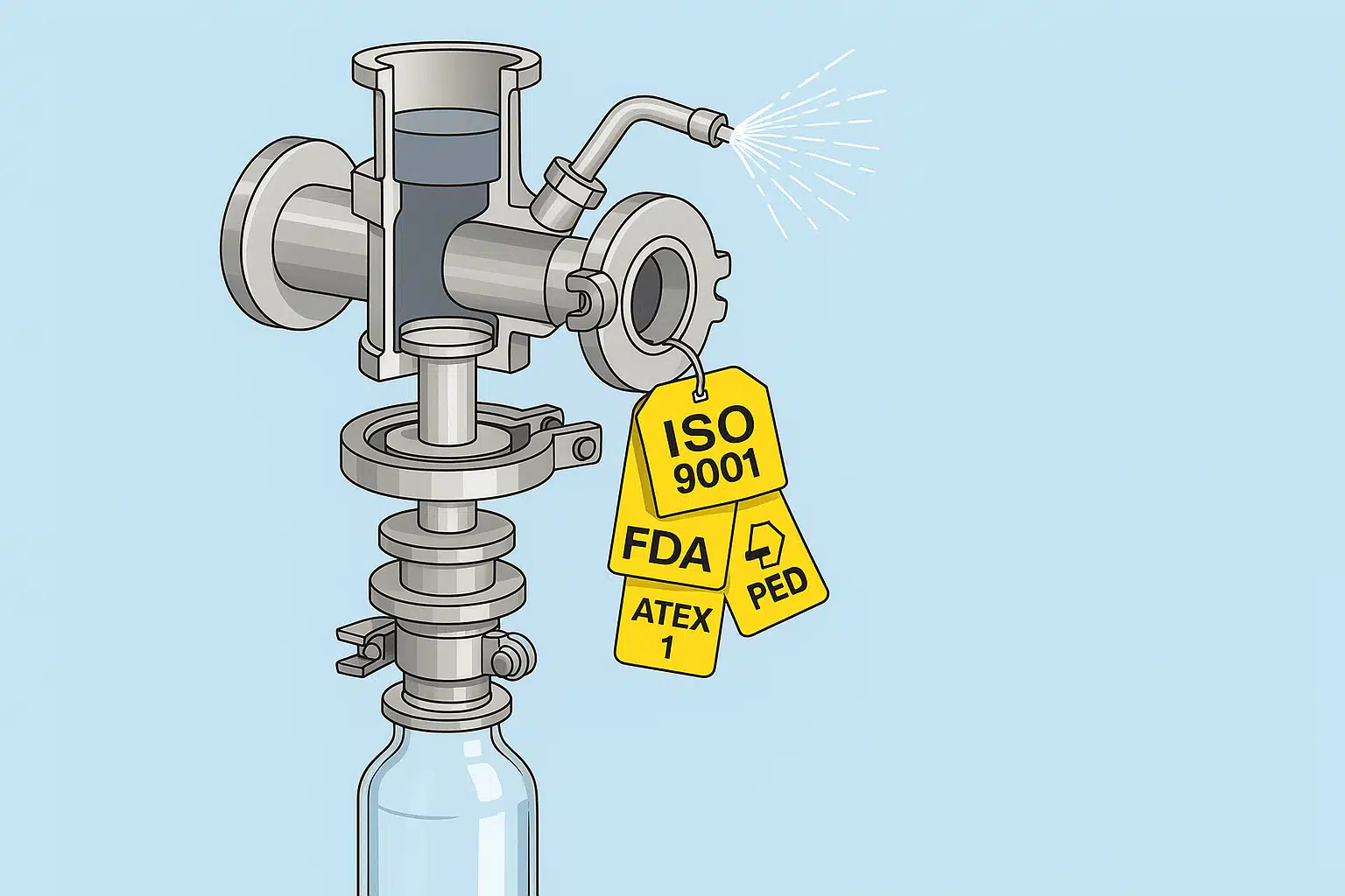 What Makes a Sampling Valve GMP Compliant? - Famat Sampling